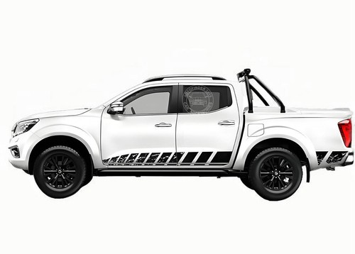 2 PCS Mud Splash Graphics Car Sticker For Nissan Navara Side Door ...