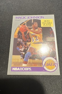 1990-91 NBA Hoops - Magic Johnson #157 RARE | eBay