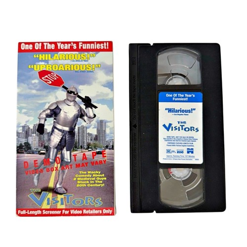 The Visitors VHS Screener Demo Promo 1993 Comedy Christian Clavier Jean ...