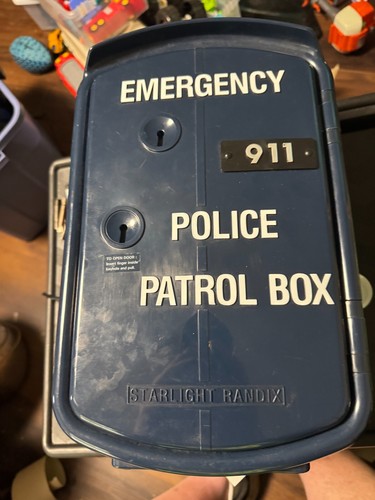 Vtg Police Emergency Patrol Box 911 Telephone Starlight Randix PB 104 ...