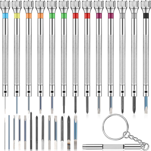 13 Piece Jewelers Screwdriver Set Micro Precision Watchmaker ...