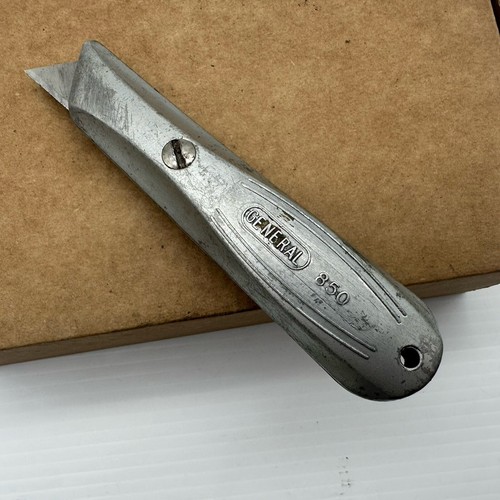 Vintage General 850 Utility Knife Razor Blade Holder Tool Made in USA ...