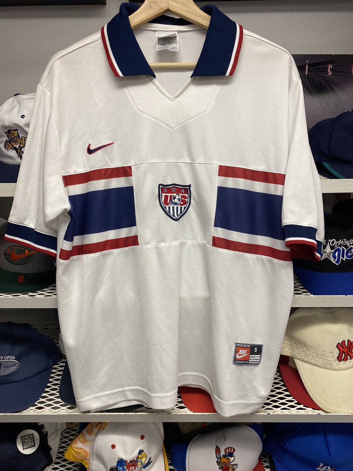 Vintage USA 1995/97 Home Football Shirt Nike Original… - Gem