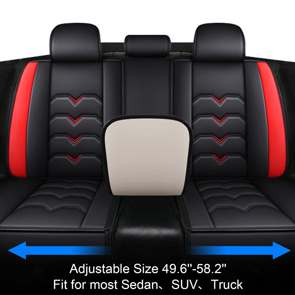 For Kia Car Seat Cover 5 Seat Front&Rear Seat Protector Pu LeatherSeat ...