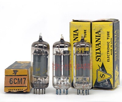 ONE 6CM7 SYLVANIA NOS tube Röhre Valvola Lampe Valvula Valve 진공관 真空管 ...
