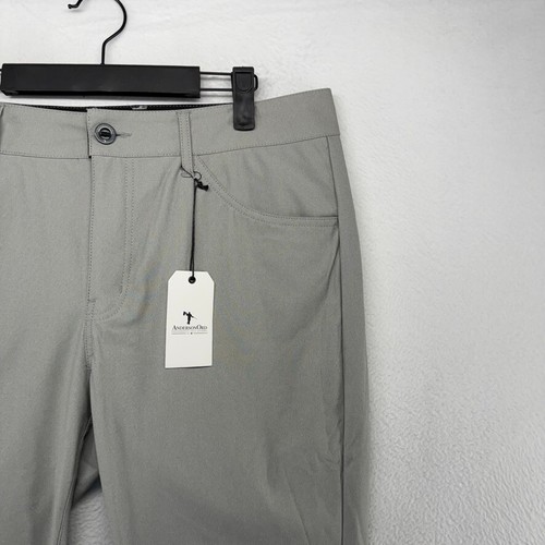 Anderson Ord Pants Men's 33x30 Gray Chino Performance Golf Wicking ...