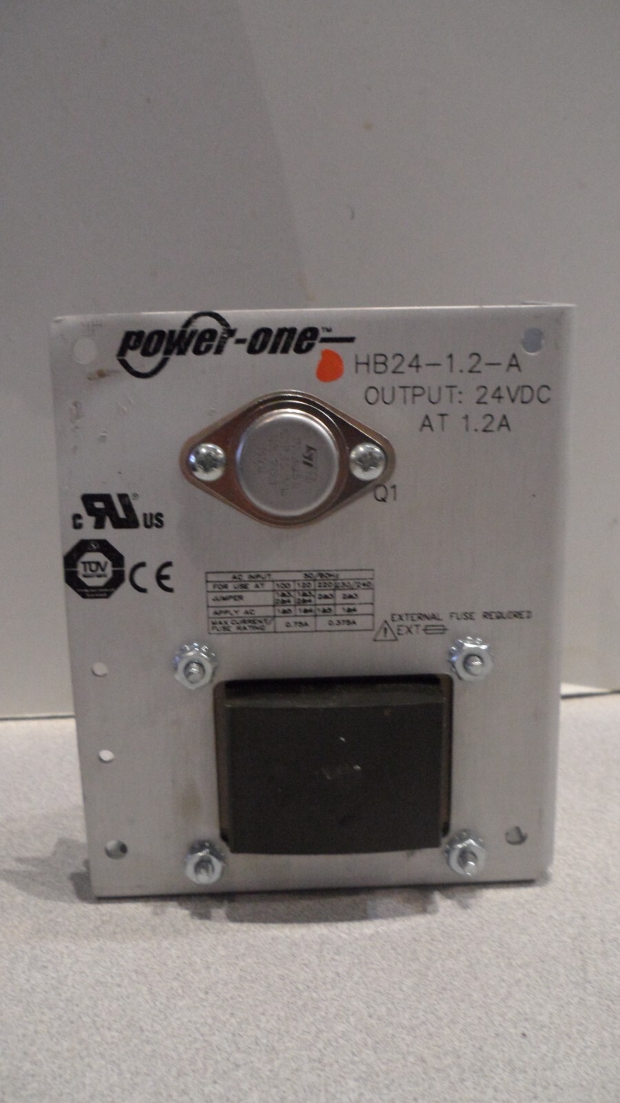 POWER-ONE HB24-1.2-A POWER SUPPLY OUTPUT 24VDC 1.2A | eBay