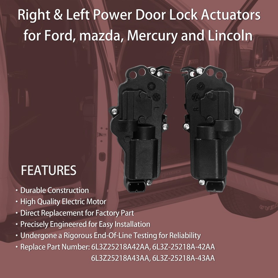 Power Door Lock Actuators for Ford F150 F250 F350 F450 Excursion ...