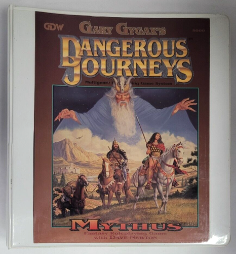 Dangerous Journeys Mythus 5000 RPG Gary Gygax Multigenre Adventure GDW ...