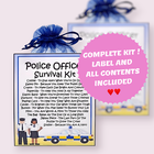 Police Officer Survival Kit ~ Fun Novelty Keepsake Gift & Greetings ...