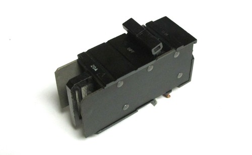 * Square D XO Type Circuit Breaker 2 Pole, 20 Amp Cat# XO220 ... E-19F ...