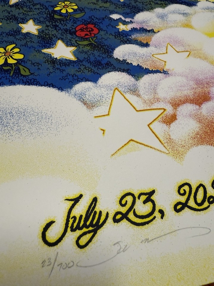 Dave Matthews Band Poster - Raleigh, NC 2021 - Hazy Waves | eBay