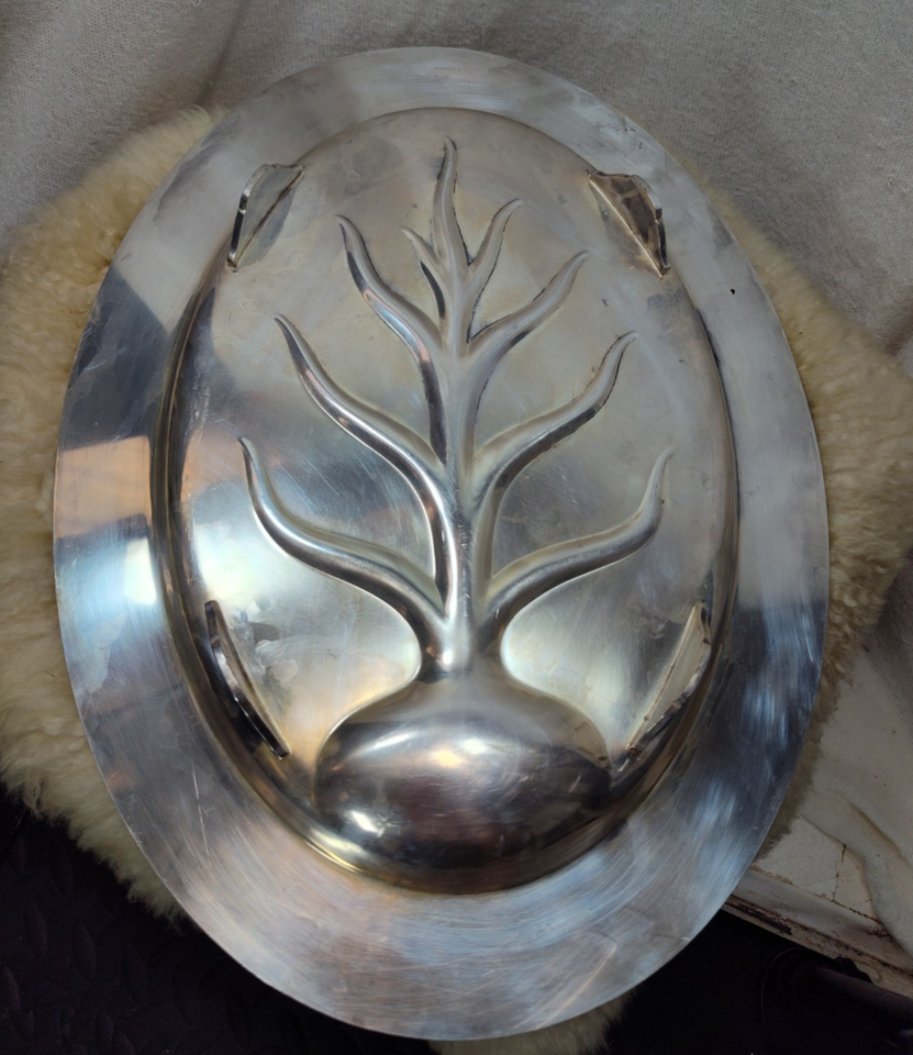 VINTAGE INTERNATIONAL SILVER CO SERVING TRAY SILVERPLATE CAMILE 6010 ...