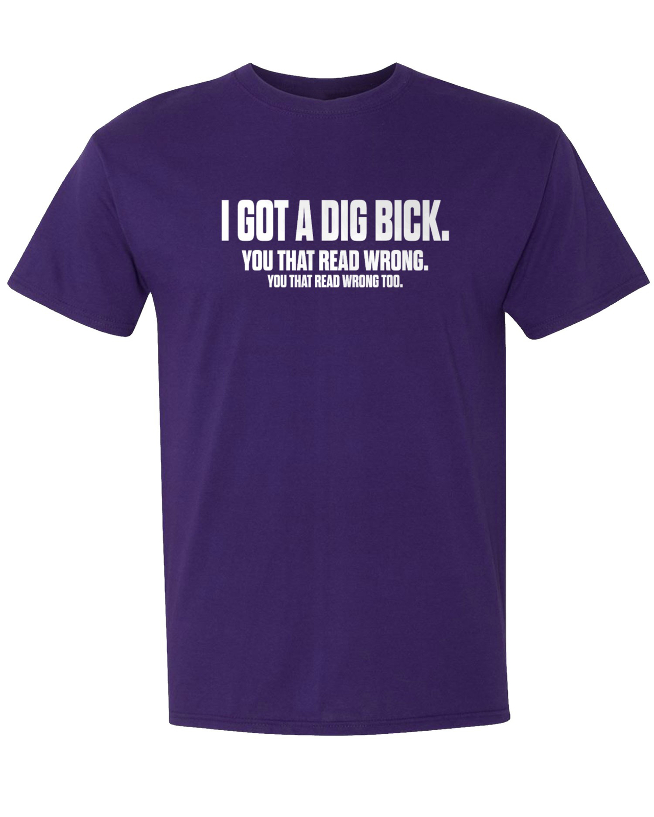 I Have A Dig Bick Cool Shirt Sarcastic Humor Funny Men's T-shirt | eBay