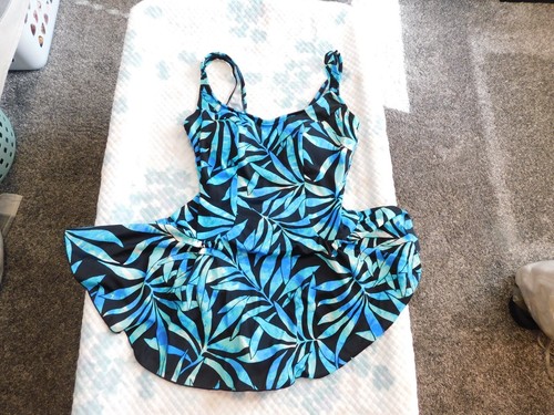 Azul Women's Swim Dress Size 12 Tropical Swimsuit Bathing Suit | eBay