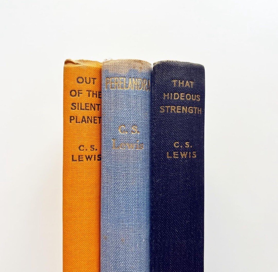 C.S. Lewis, “Space Trilogy.” First Editions. 3/2/2 with original ...