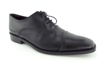 TO BOOT NEW YORK Size 11 Black Stitchless Cap Toe Oxfords Shoes | eBay