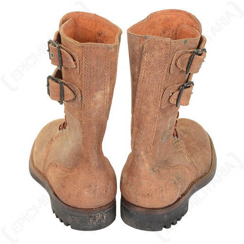 Original Surplus French Ranger Brown Combat Boots - Various Sizes | eBay