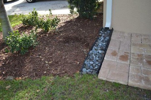 Gutter Channel Guard Strainer 38in. Fence Edging Divert Water Lawn Weed ...