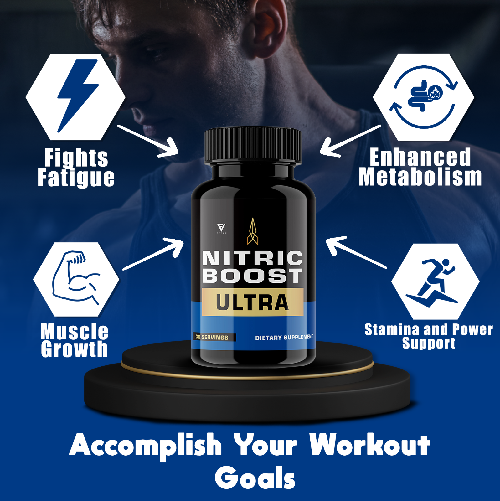 (5 Pack) Nitric Boost Ultra Capsules, Nitric Boost Ultra Reviews (300 ...