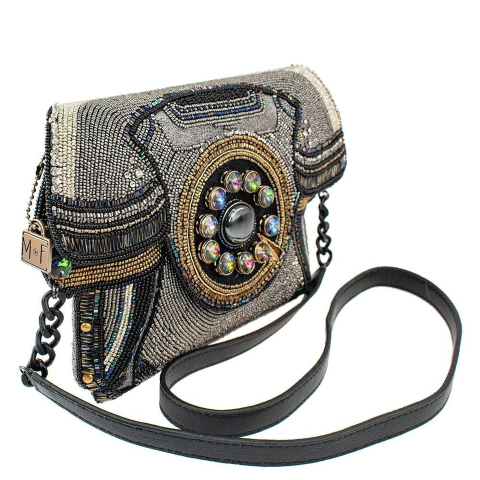 Mary Frances Busy Signal Crossbody Rotary Phone Handbag Beaded Bag ...