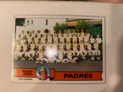 1979 Topps #479 Padres Team Checklist Roger Craig Baseball Card | eBay