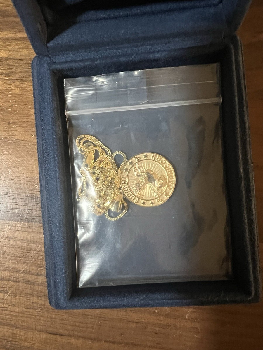 SUPREME®/JACOB&CO 14K GOLD ZODIAC PENDANT Capricorn Chain SUPREME®/JACOB&CO 14K GOLD ZODIAC PENDANT Capricorn Chain