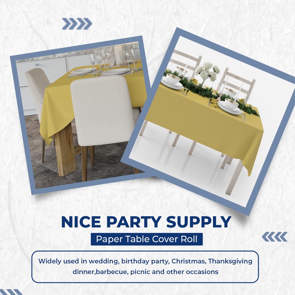 Paper Banquet Roll Table Cloth Banqueting Cover for Wedding Buffet ...