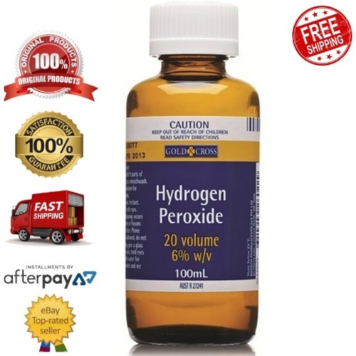 Gold Cross Hydrogen Peroxide 6% Effective Cleansing Solution Mouthwash ...