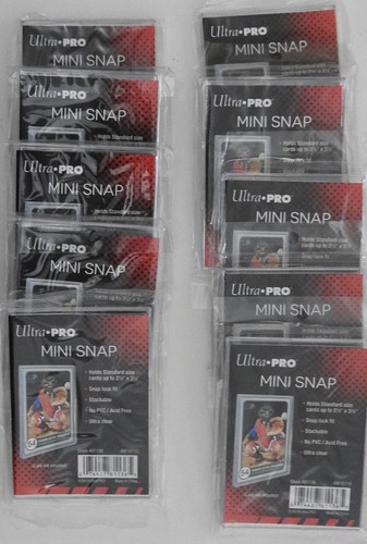 ULTRA PRO - MINI SNAP CARD HOLDER(X10) - NEW/SEALED - FREE UK P&P | eBay UK