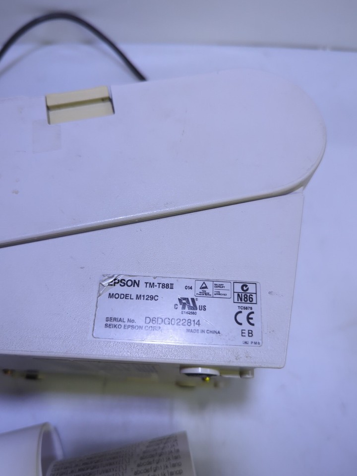 4x Epson Micros TM-T88IIIP M129C Thermal POS Printer(parallel or Serial ...
