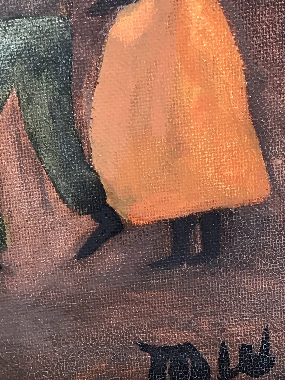 RARE Iconic Mary Whitfield African American Negro Folk Art Painting ...