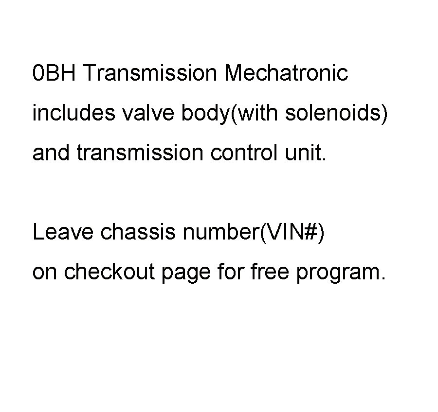 DQ500 0BH Transmission Mechatronic Valve Body Control Module TCU TCM ...