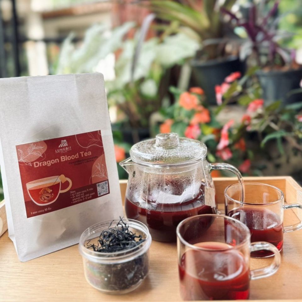 Organic Dragon Blood Herbal Tea Bags 10 Sachets Pack 5g Each Thailand x ...