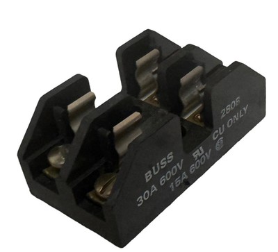 Cooper Bussman 2808 Fuse Holder 2-Pole 15/30A 600V | eBay