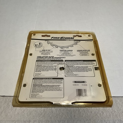 Blade Table Saw Miter Saw Fs1060sb Firestorm 10” 60 Tooth Carbide Black ...