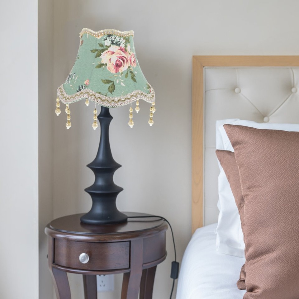 Small Lampshade 25cm E27 Base Retro Table Lamp Lampshade Indoor Light ...