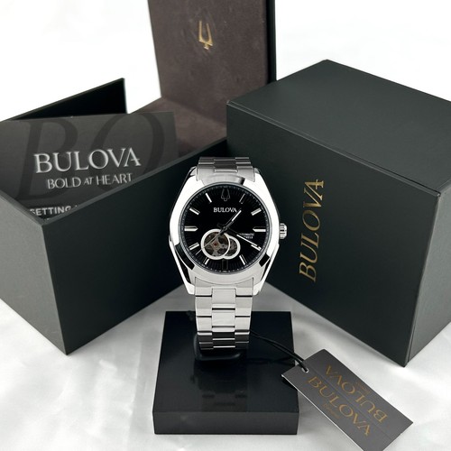 Bulova Classic Surveyor 96A270 black Dial Men's Automatic Watch 42mm | eBay