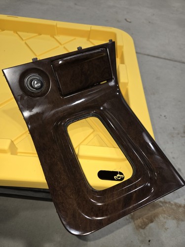 NISSAN SKYLINE R33 GTST GTS AUTOMATIC SHIFTER SURROUND TRIM WOOD GRAIN ...