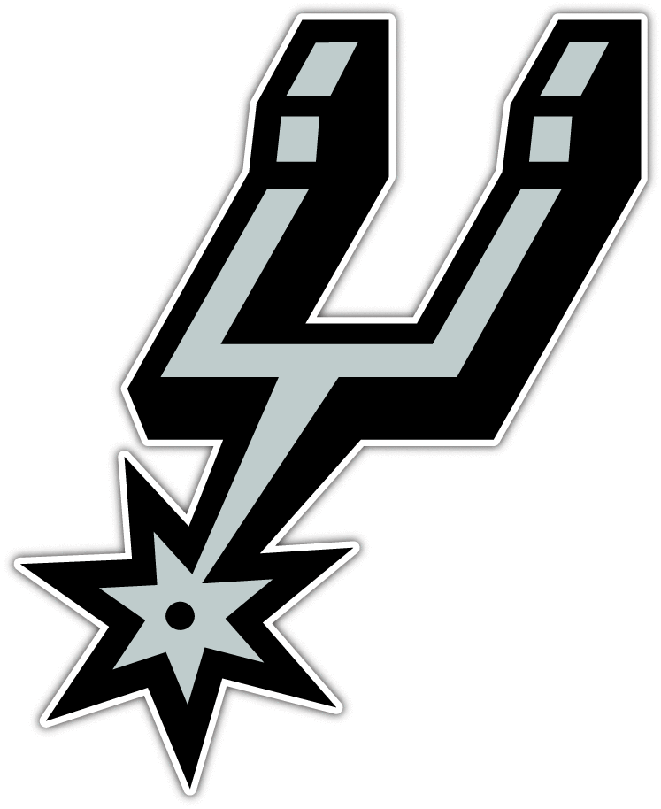 San Antonio Spurs NBA Basketball Bumper Window Locker Sticker Decal 5 ...