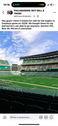 Eagles tickets for 12/29 Eagles vs Cowboys game | eBay