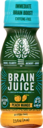 Brain Juice - Brain Juce Decaf Peach Mango - 2.5 fl. oz (Pack of 12) | eBay