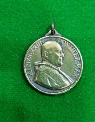 MEDAGLIA PAPA GIOVANNI XXIII--ORIGINALE ANNI 60 --IOANNES XXIII ...