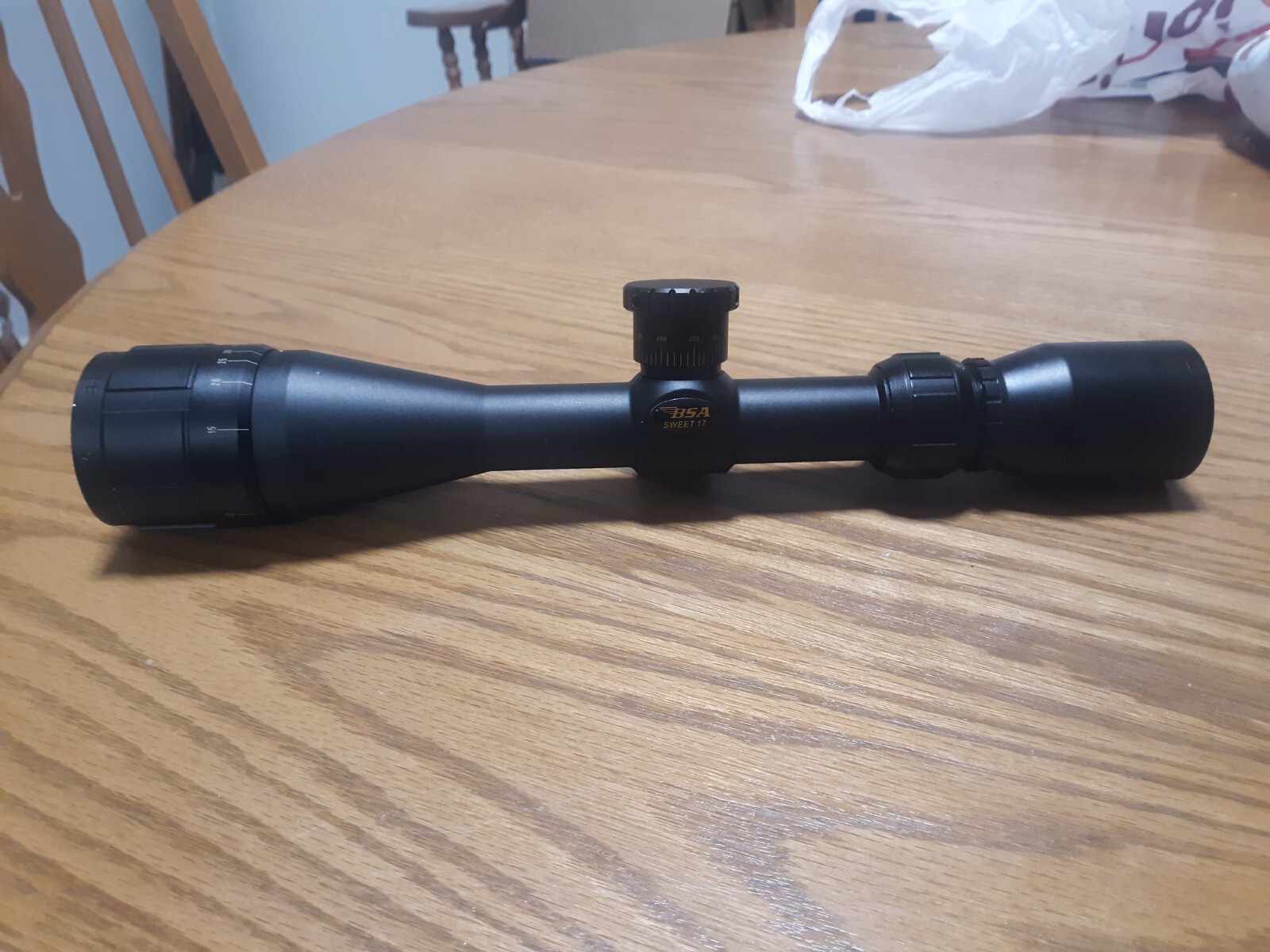 BSA Sweet .17 Rifle Scope 3x-9x 40mm - Black (17-39X40AOWRTB-01 ...