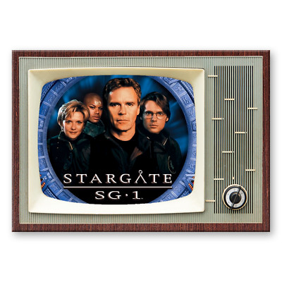 STARGATE SG 1 TV Show Classic TV 3.5 " x 2.5 " Steel Cased FRIDGE ...
