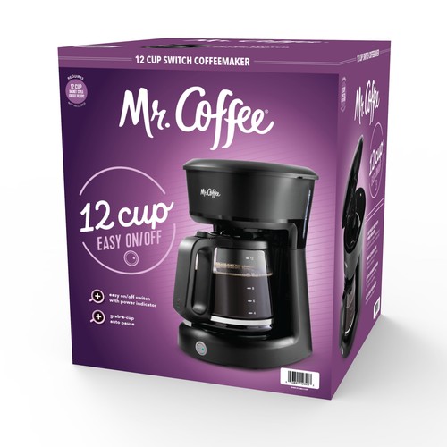 Mr. Coffee 12-Cup Coffee Maker, Black，Water Level Indicator | eBay