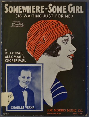 1925 SOMEWHERE SOME GIRL Hays Marr Paul CHARLES VERNA Pretty Flapper ...