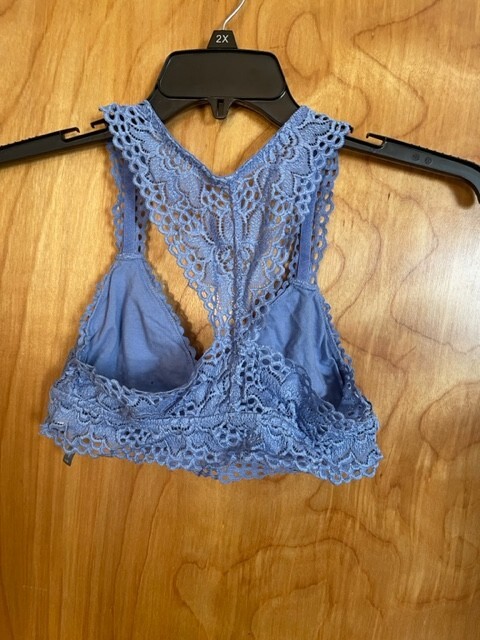 Aerie Bra Size L - Excellent - Razorback Bra - Periwinkle | eBay