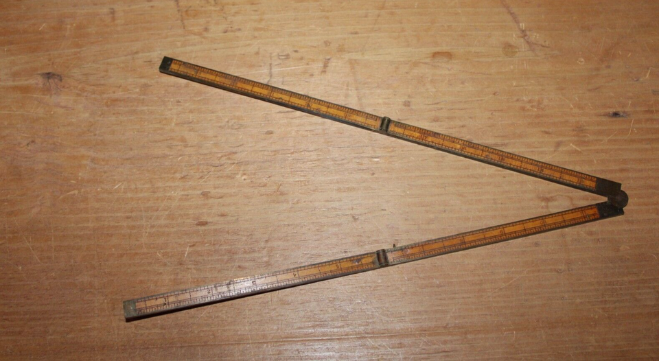 Vintage Stanley No 62 1/2 Clean four fold folding rule | eBay