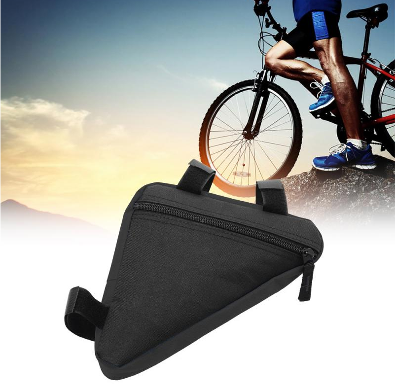 Triangle Bicycle Bag Water-Resistant Zippered Bike Frame Pouch | eBay